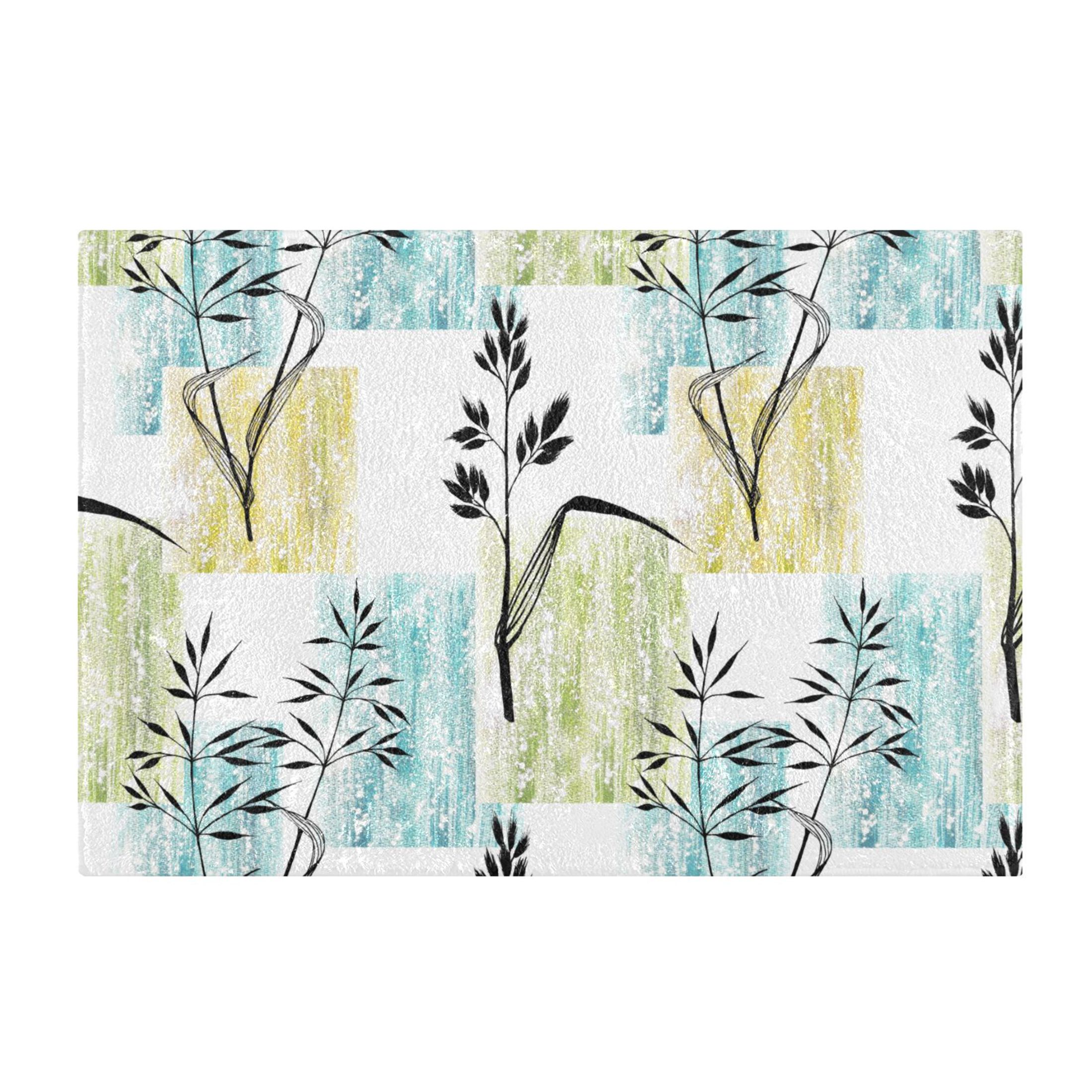 Bathroom Rugs Shaggy Toilet Base Mat 16x24 Square Shape Soft Contour ...