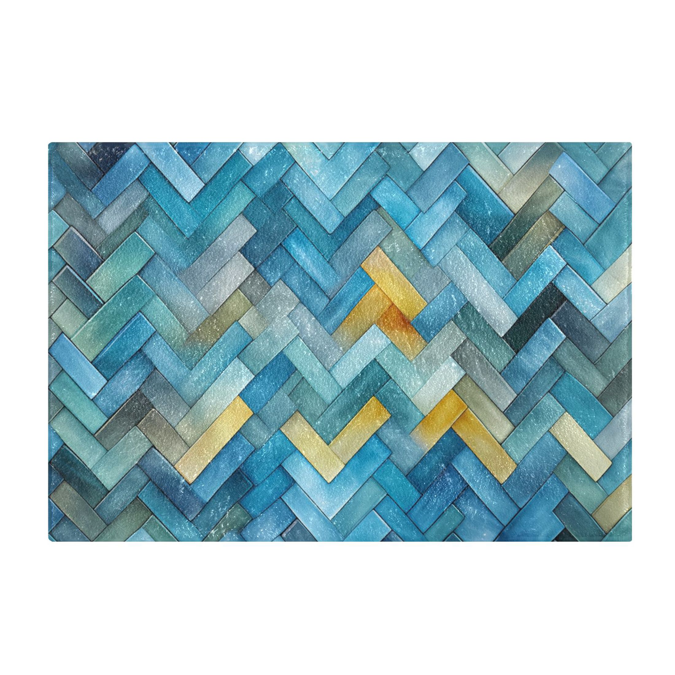 Bathroom Rugs Shaggy Toilet Base Mat 16x24 Square Shape Soft Contour ...