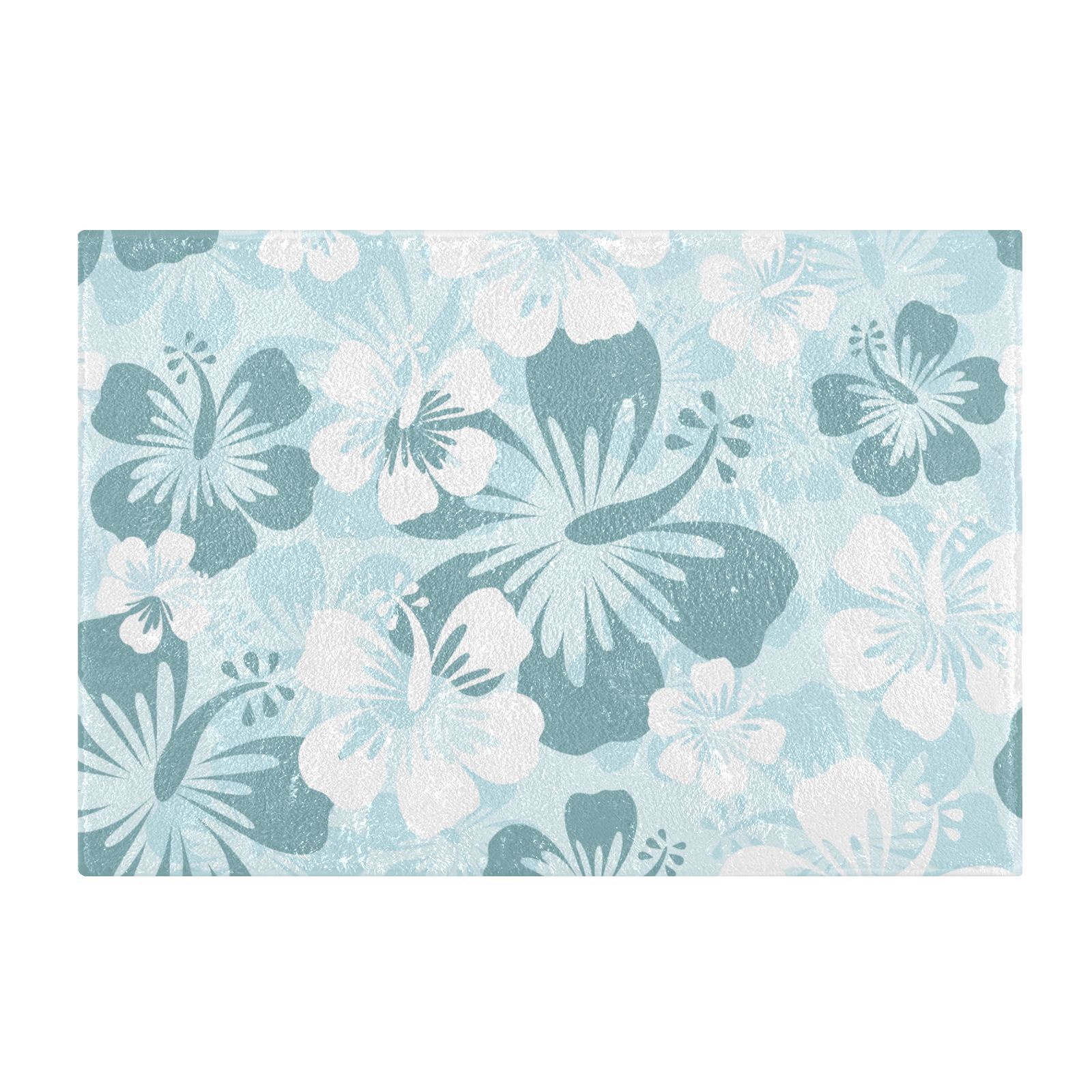 Bathroom Rugs Shaggy Toilet Base Mat 16x24 Square Shape Soft Contour ...