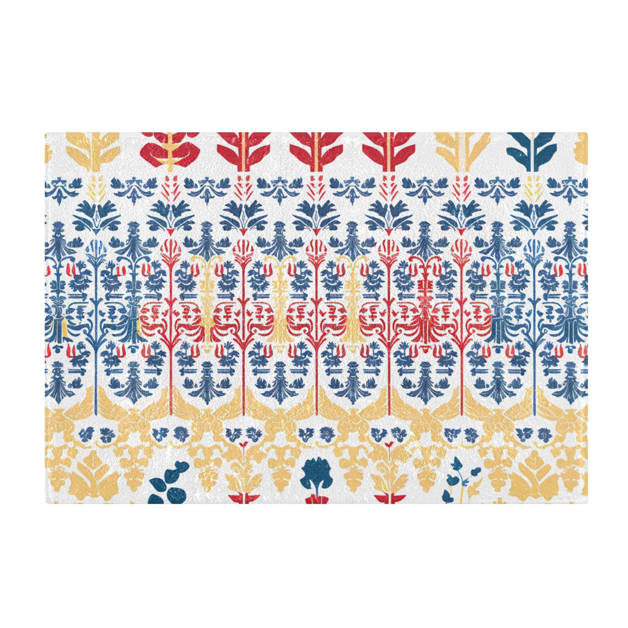 Bathroom Rugs Shaggy Toilet Base Mat 16x24 Square Shape Soft Contour ...