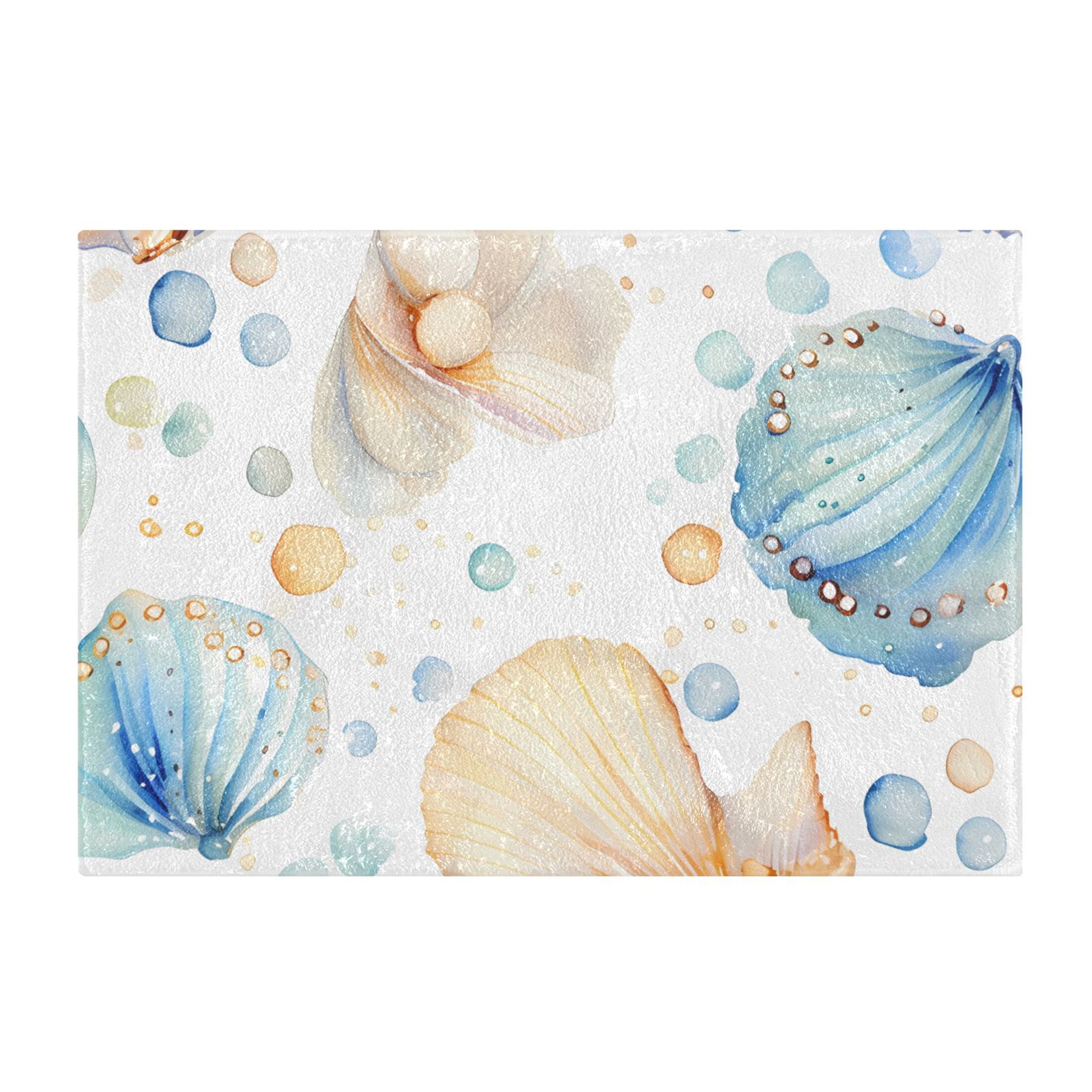 Bathroom Rugs Shaggy Toilet Base Mat 16x24 Square Shape Soft Contour ...