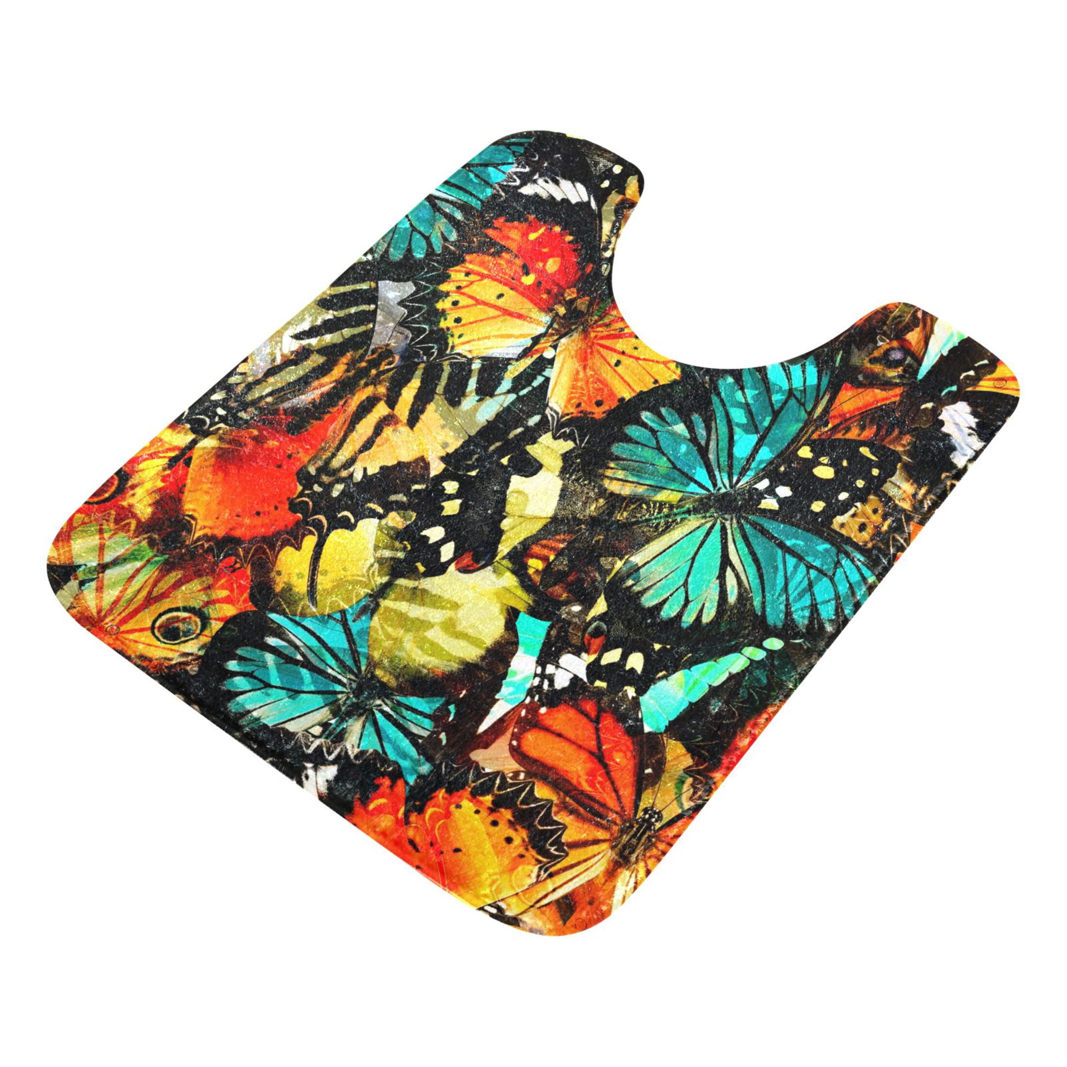 Bathroom Rugs Shaggy Toilet Base Mat 20x24 U Shape Soft Contour Rug ...