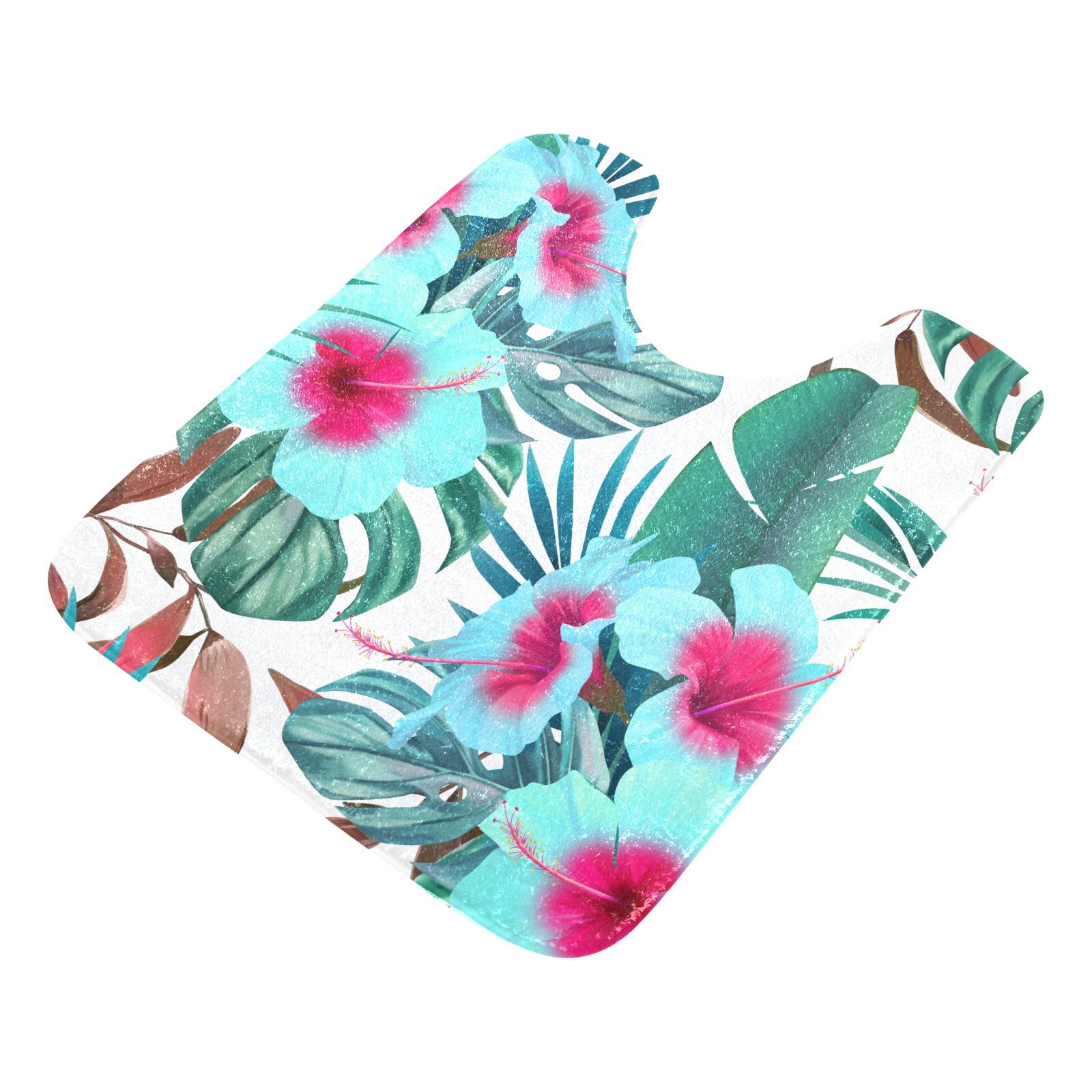 Bathroom Rugs Shaggy Toilet Base Mat 20x24 U Shape Soft Contour Rug ...