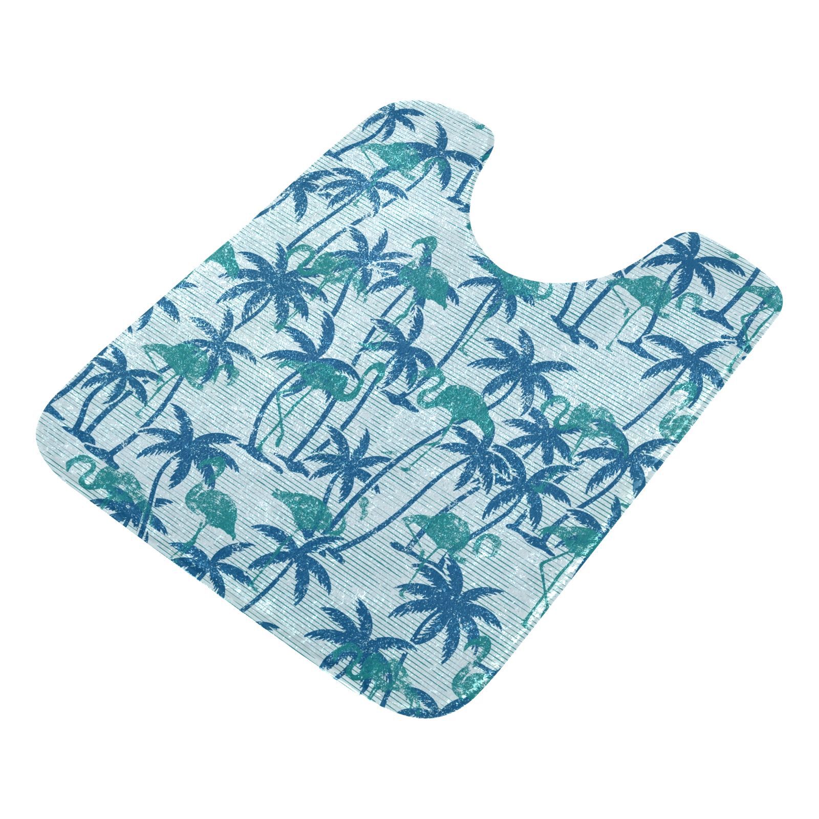 Bathroom Rugs Shaggy Toilet Base Mat 20x24 U Shape Soft Contour Rug ...