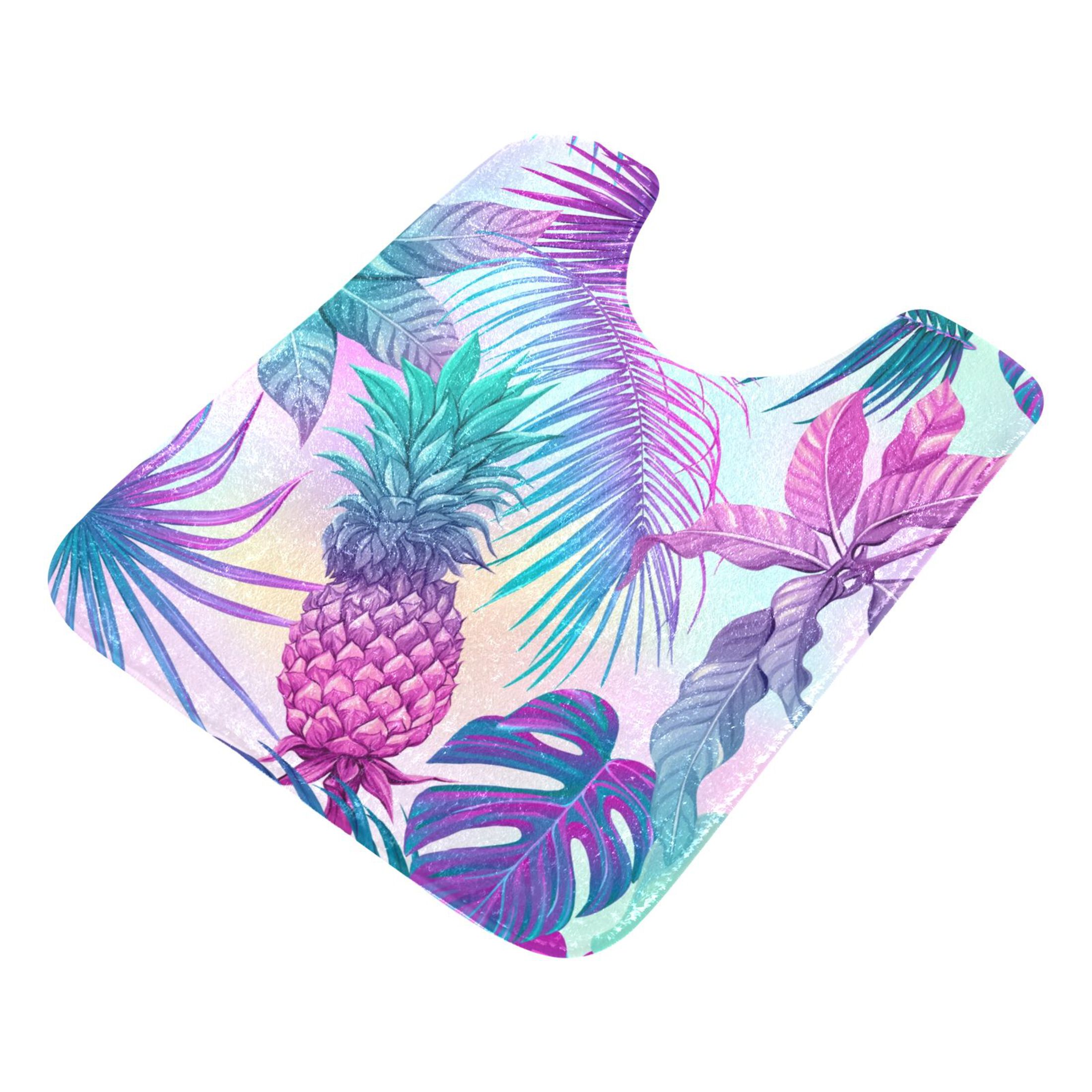 Bathroom Rugs Shaggy Toilet Base Mat 20x24 U Shape Soft Contour Rug ...