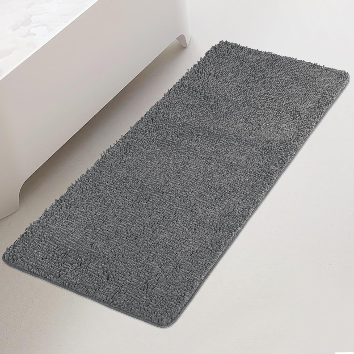 Bathroom Runner Rug 24 x 60 Inch \u2013 Thick Chenille Long Bath Mat ...