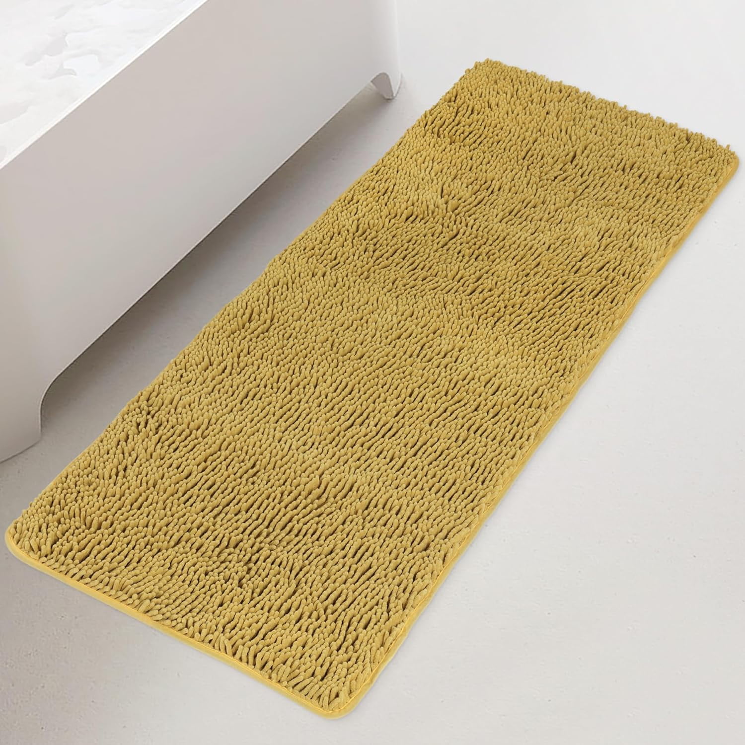Bathroom Runner Rug 24 x 60 Inch \u2013 Thick Chenille Long Bath Mat ...