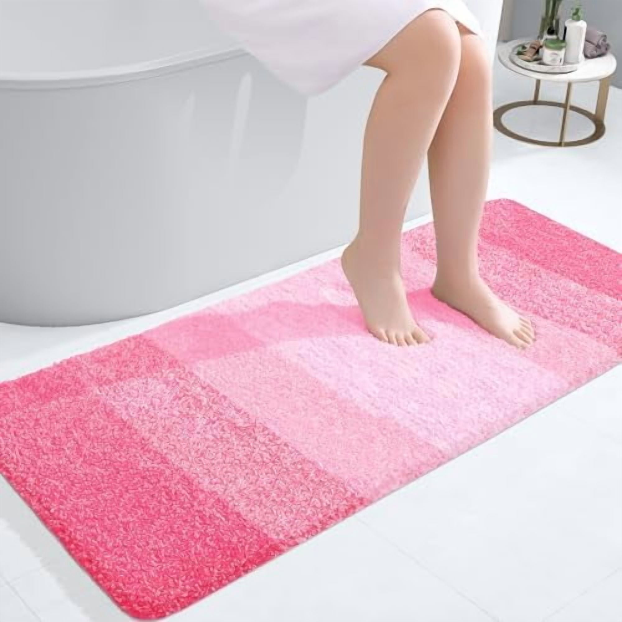 Bathroom Runner Rugs 47x20, Extra Soft Absorbent Microfiber Bath Rugs ...