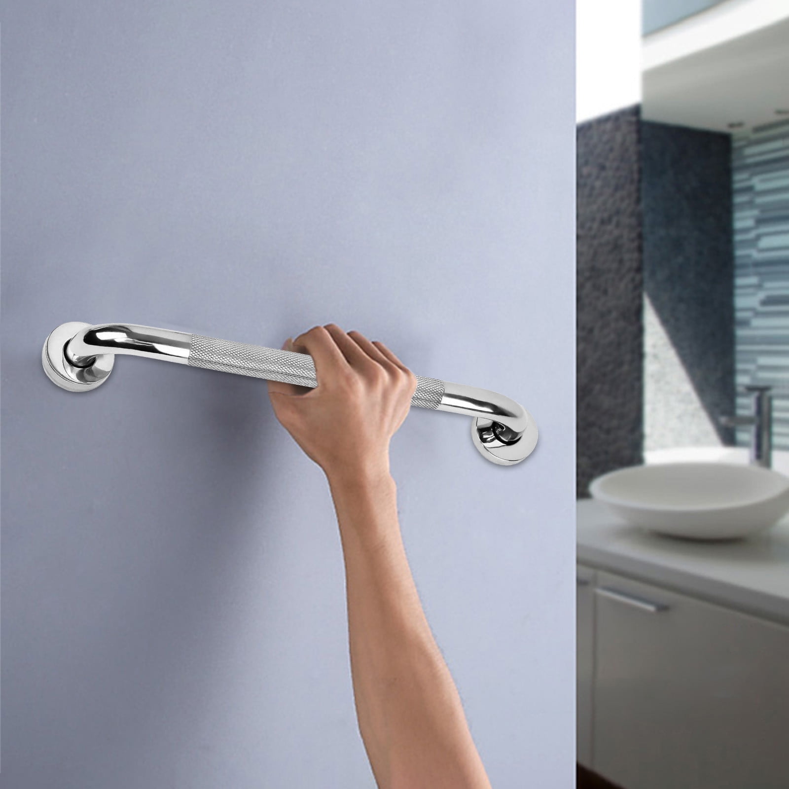 Bathroom Safety Rails, Grab Bars, Non-Slip Stainless Steel Shower ...