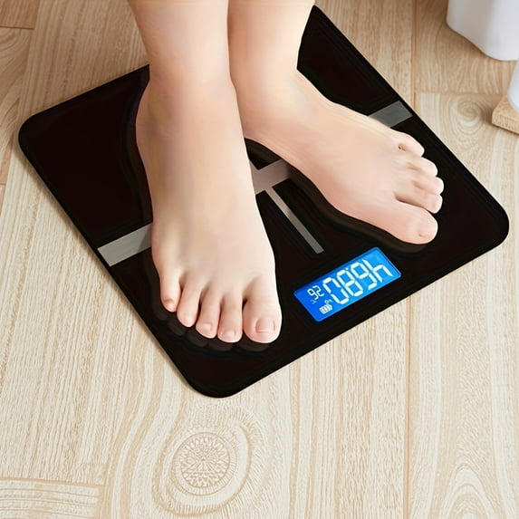 Bathroom Scale With Digital Weight Machine, Extra Wide Platform And ...