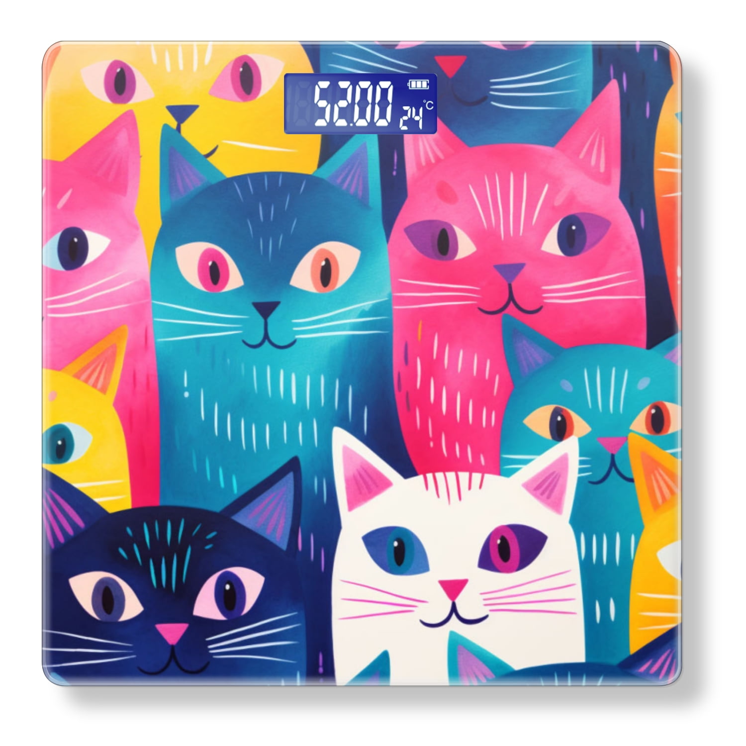 Bathroom Scale, Highly Accurate Digital Body Scale,Precisely Measures ...