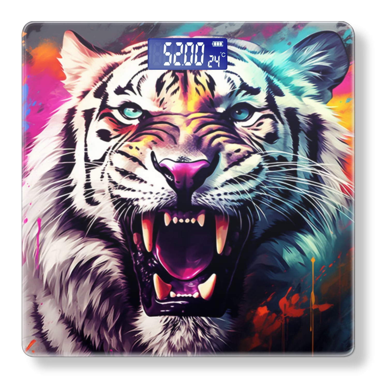 Bathroom Scale, Highly Accurate Digital Body Scale,Precisely Measures ...
