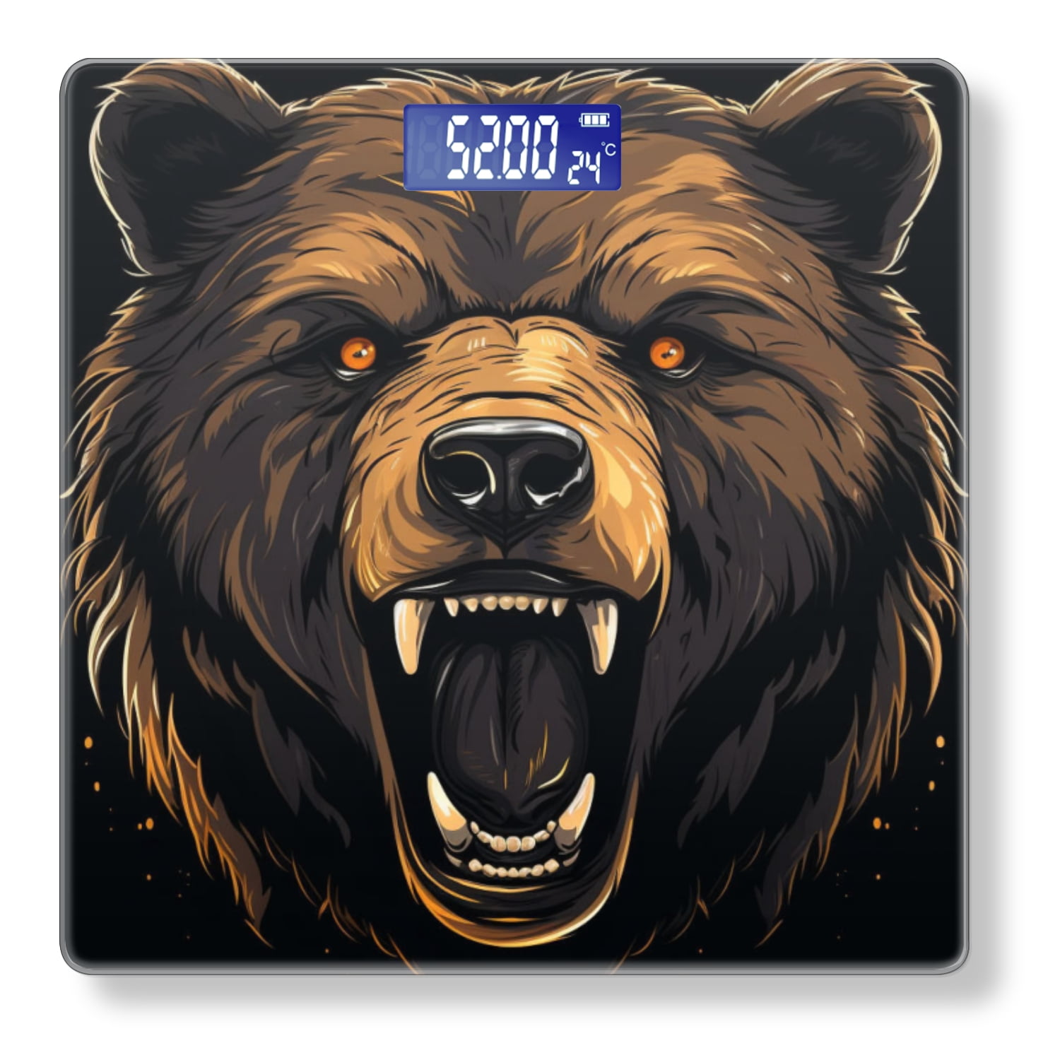 Bathroom Scale, Highly Accurate Digital Body Scale,Precisely Measures ...