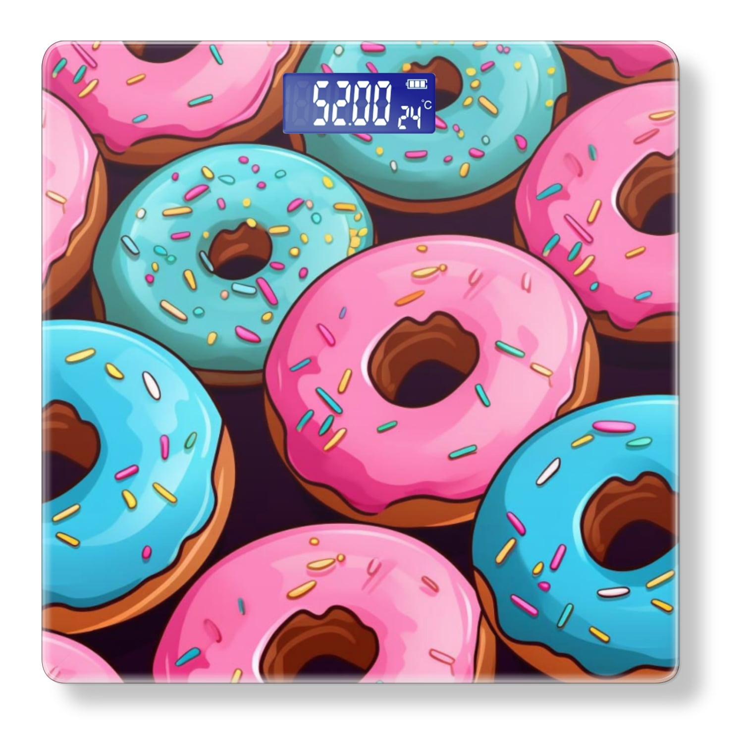 Bathroom Scale, Highly Accurate Digital Body Scale,Precisely Measures ...