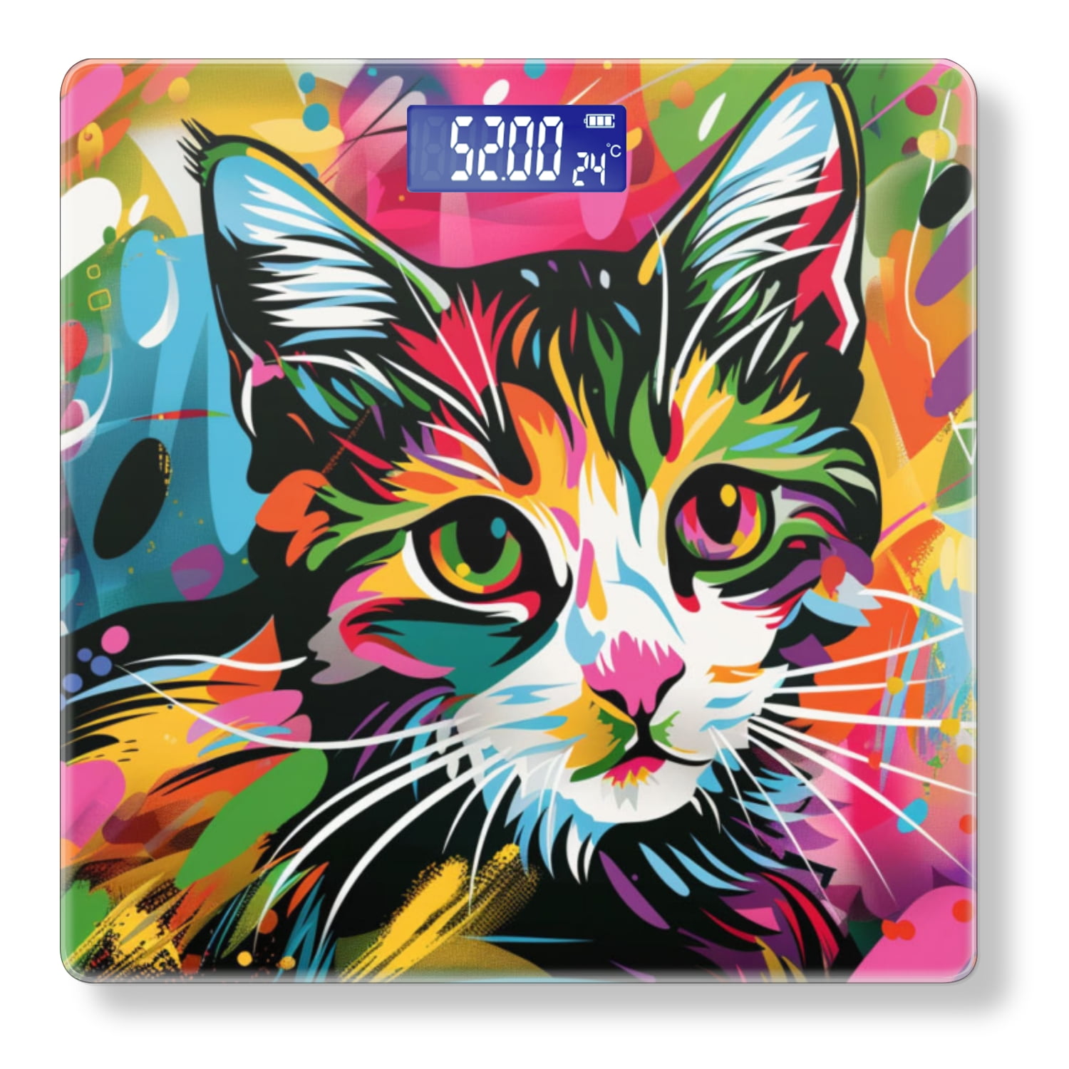 Bathroom Scale, Highly Accurate Digital Body Scale,Precisely Measures ...