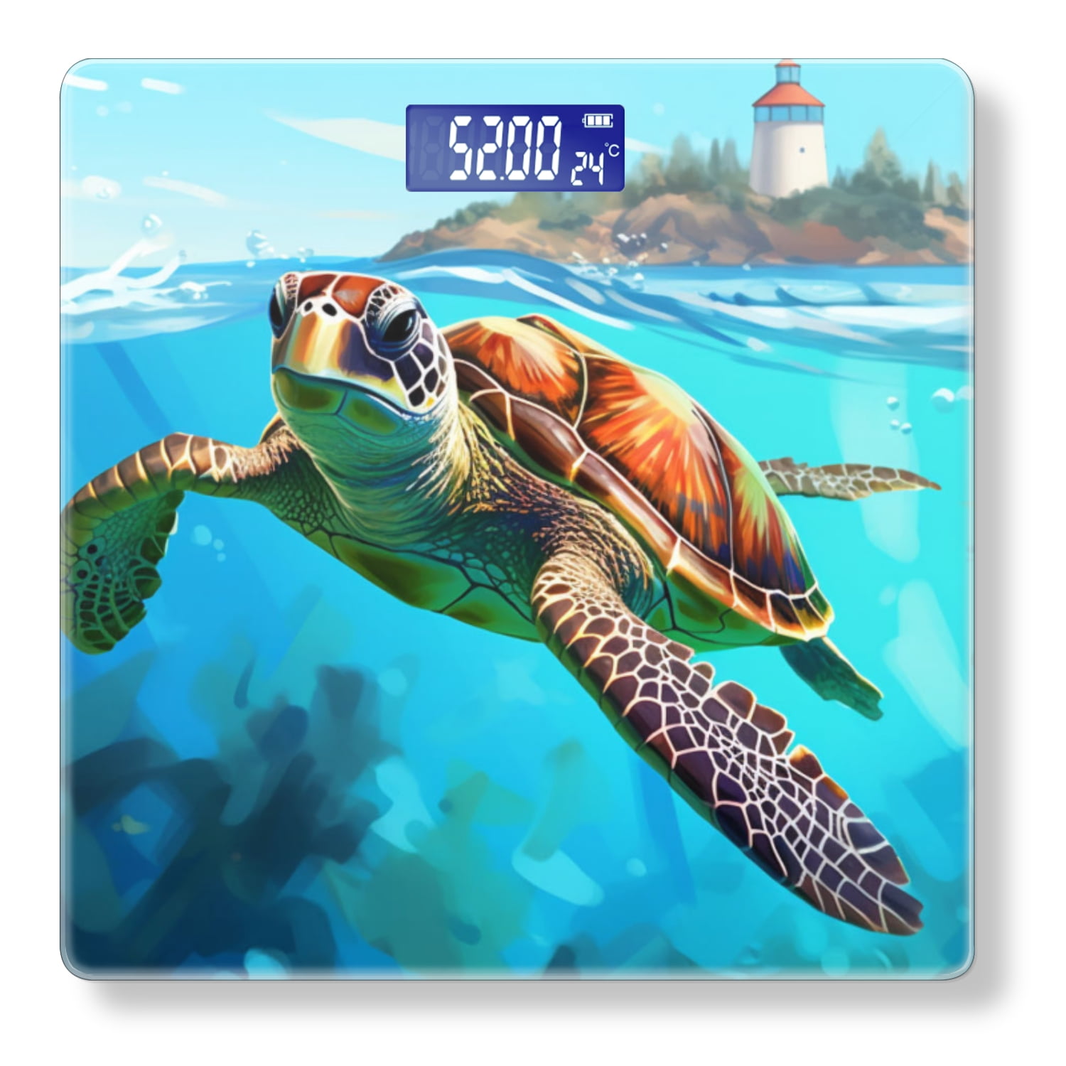 Bathroom Scale, Highly Accurate Digital Body Scale,Precisely Measures ...