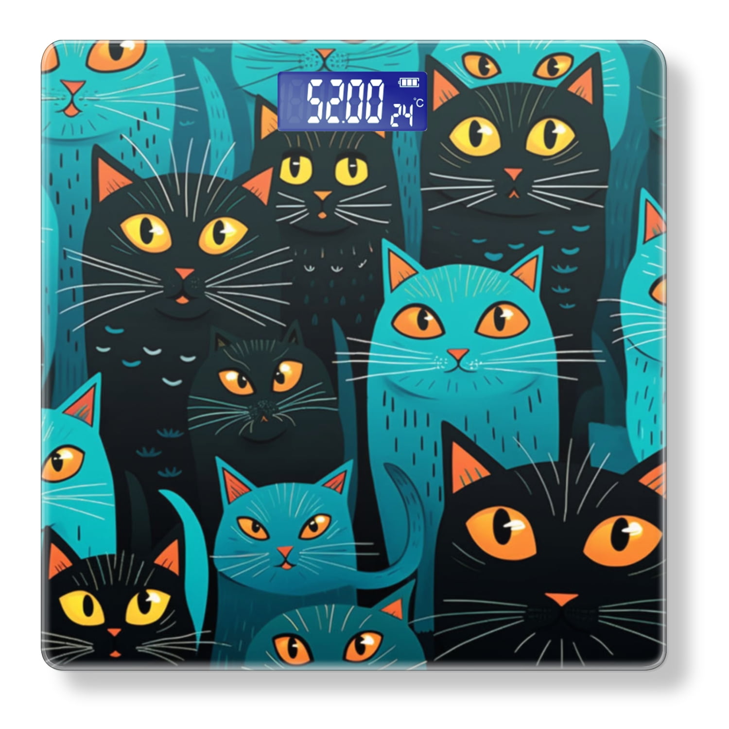 Bathroom Scale, Highly Accurate Digital Body Scale,Precisely Measures ...