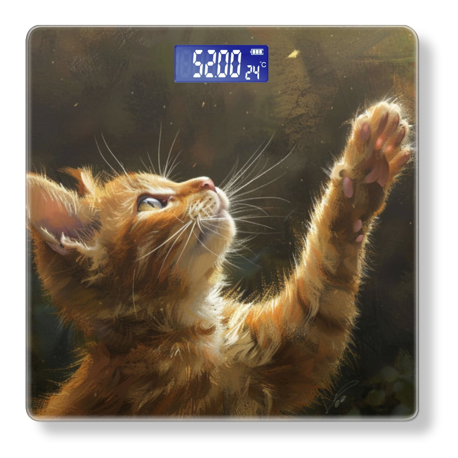 Bathroom Scale, Highly Accurate Digital Body Scale,Precisely Measures ...