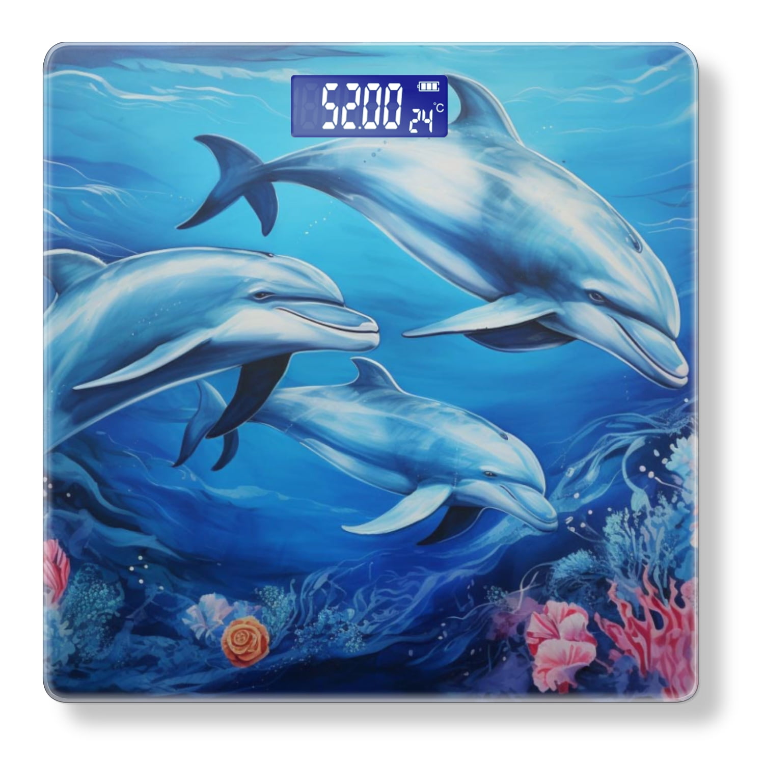 Bathroom Scale, Highly Accurate Digital Body Scale,Precisely Measures ...