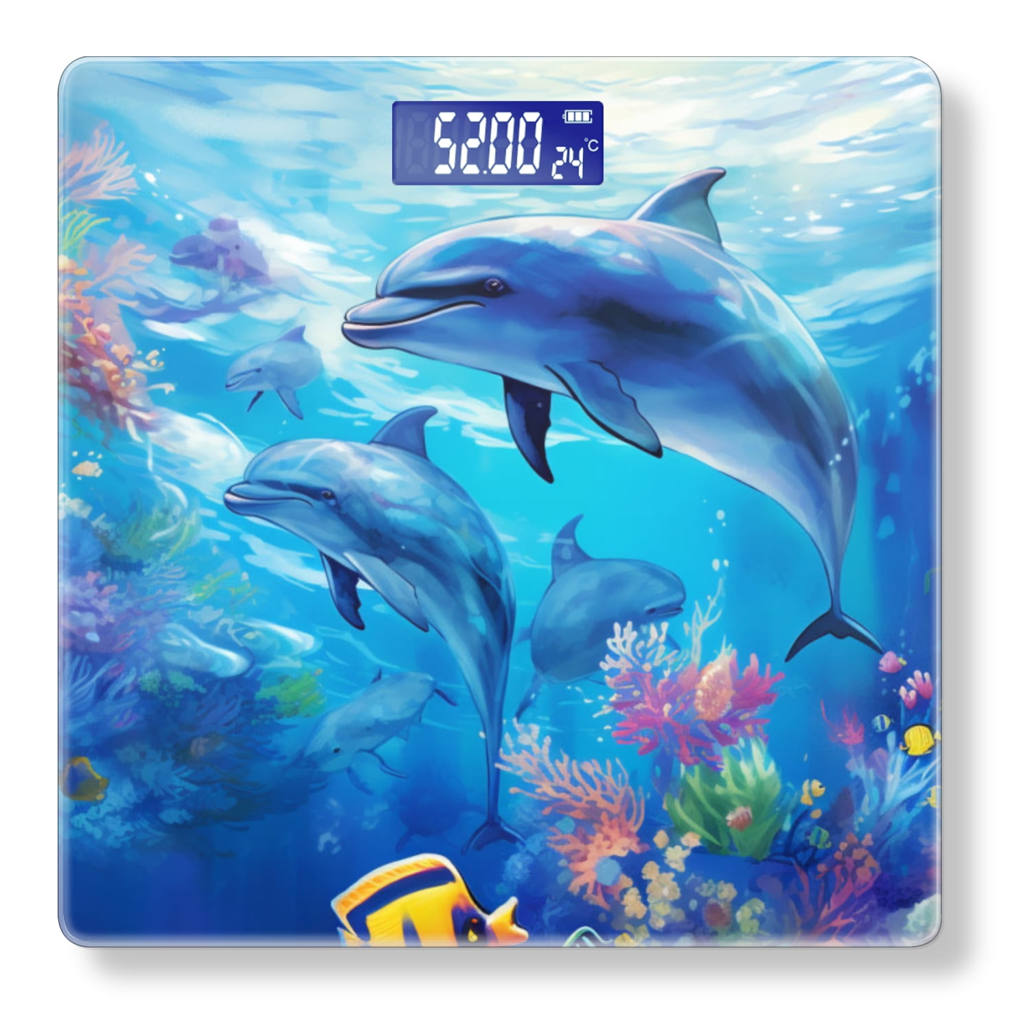 Bathroom Scale, Highly Accurate Digital Body Scale,Precisely Measures ...
