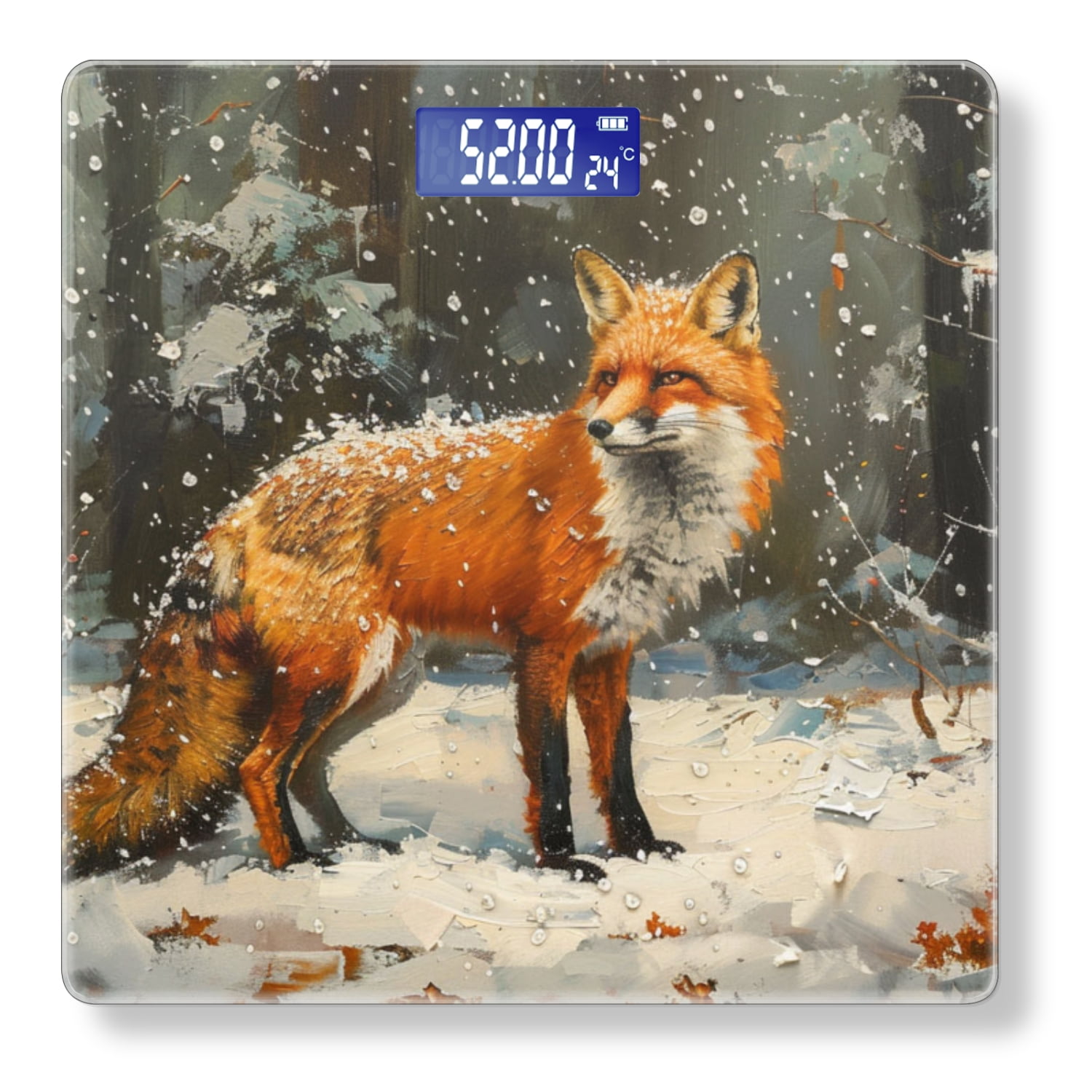 High Precision Body Weight Scale Smart Bathroom Scales with Large LCD ...