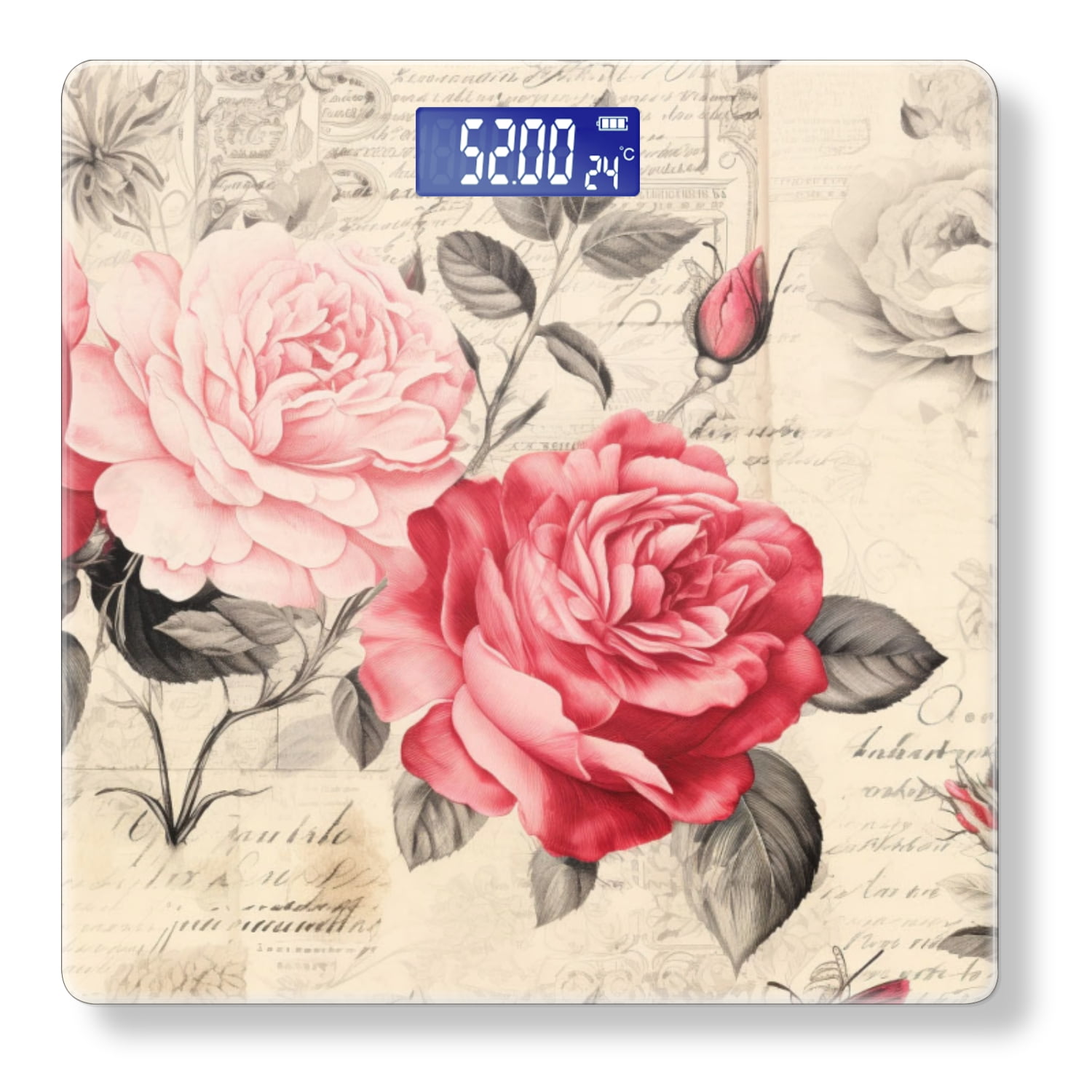 Bathroom Scale, Highly Accurate Digital Body Scale,Precisely Measures ...