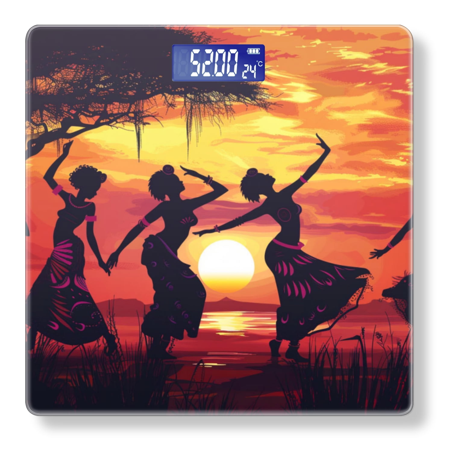 Bathroom Scale, Highly Accurate Digital Body Scale,Precisely Measures ...