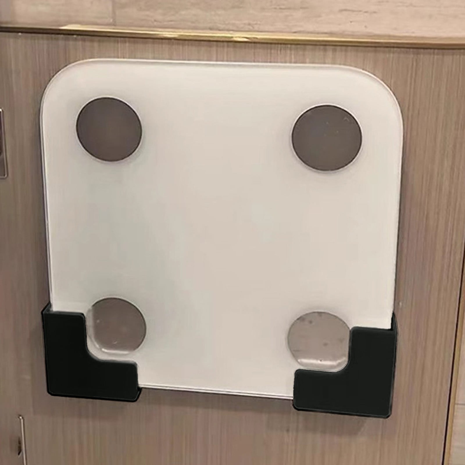 Bathroom Scales Holder - Wall Mount Organizer, Adhesive Smart Scale ...