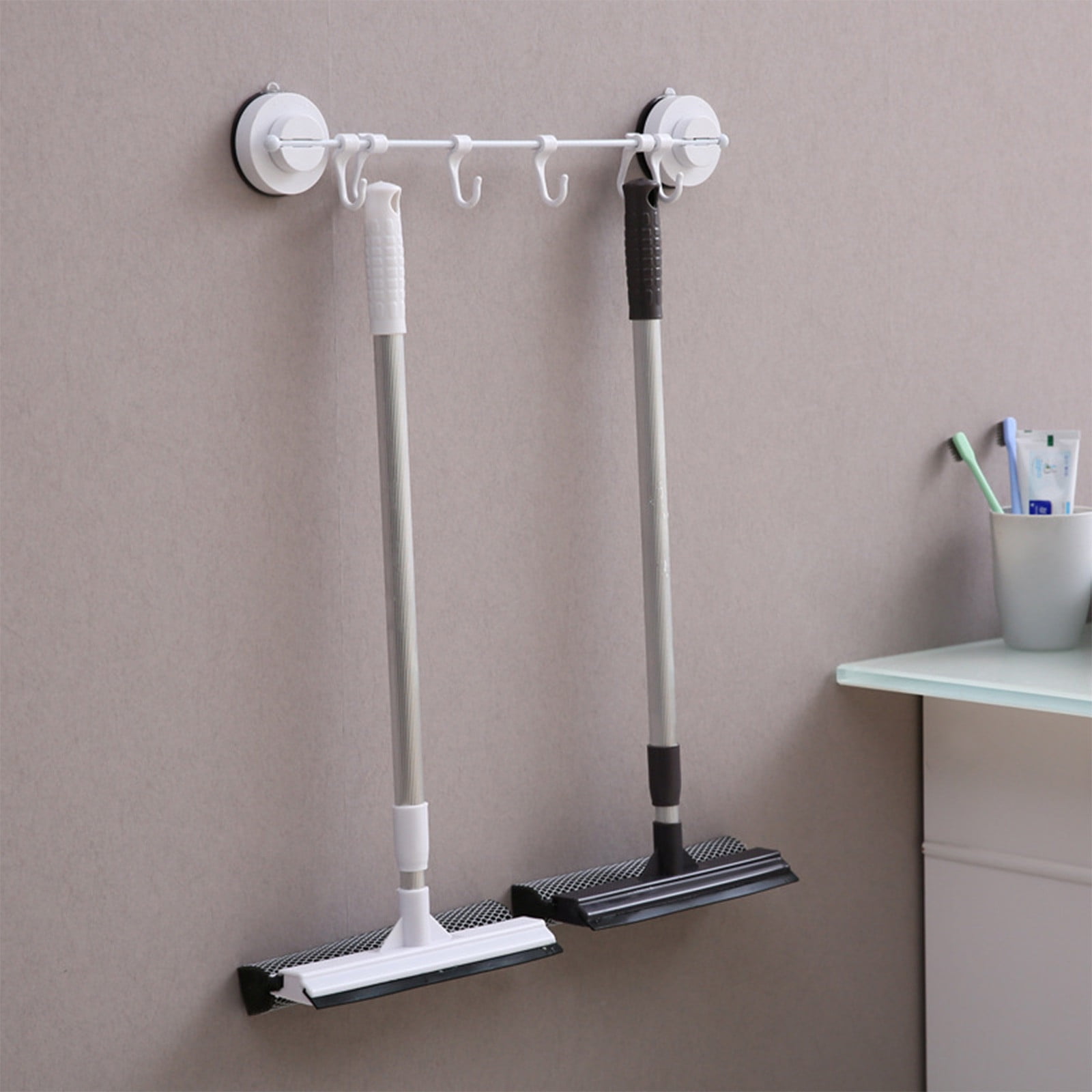 Bathroom Scraper Mop Household Floor Wiper with Flexible Rubber Blade ...