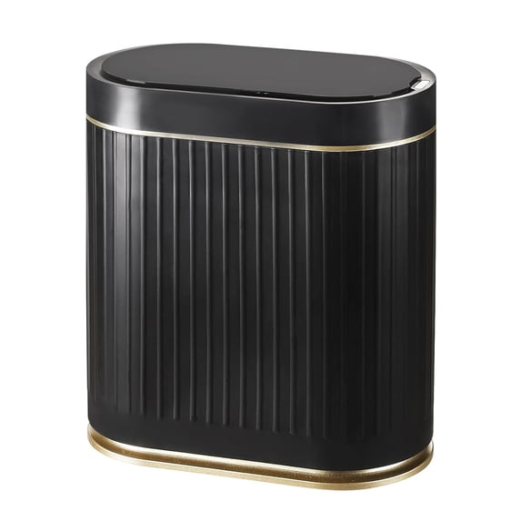 Bathroom Sensor Trash Can with Lid Automatic 2 Gallon Small Sensor ...