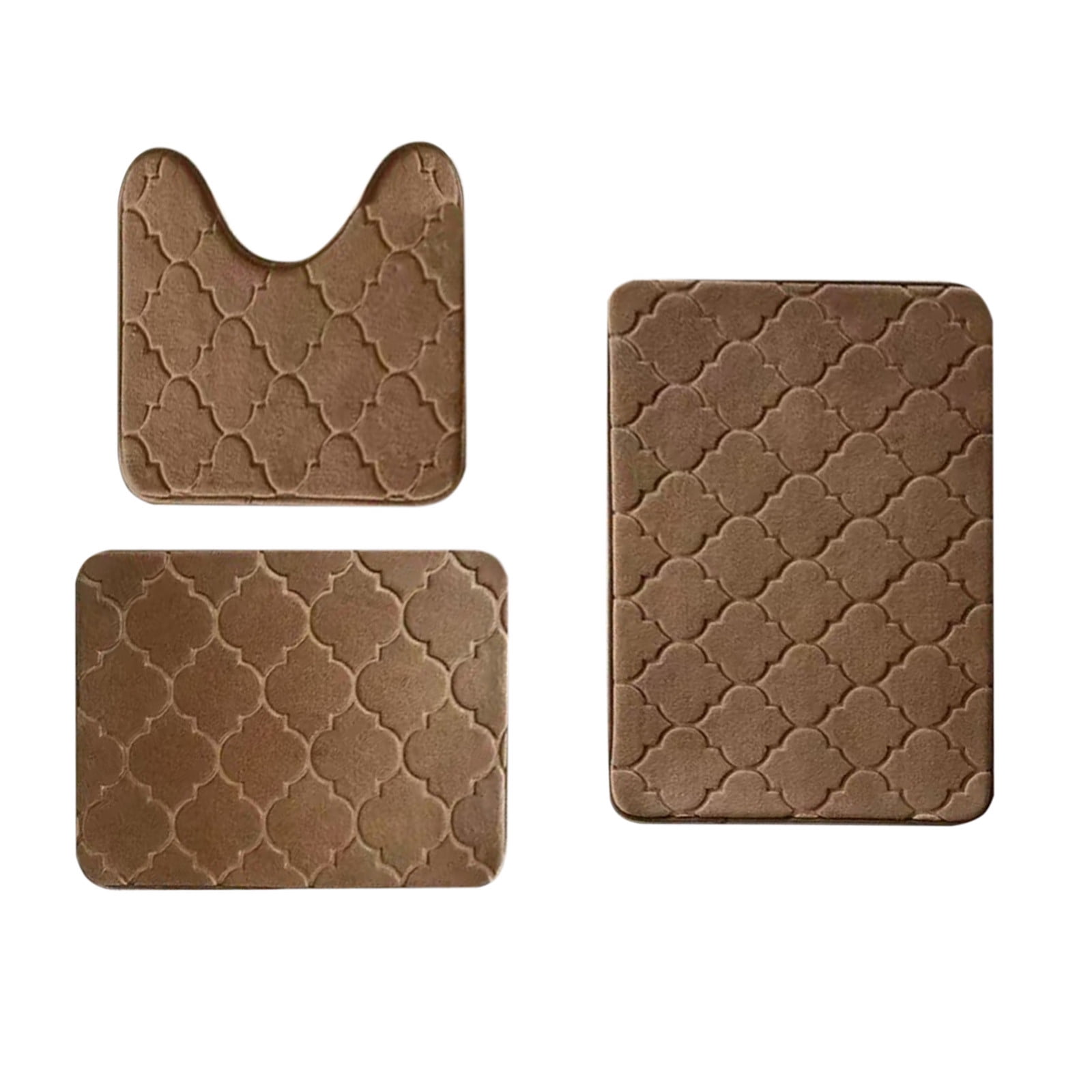 Bathroom Sets Bathroom toilet Cover, Bathroom Floor Mat, Absorbent ...