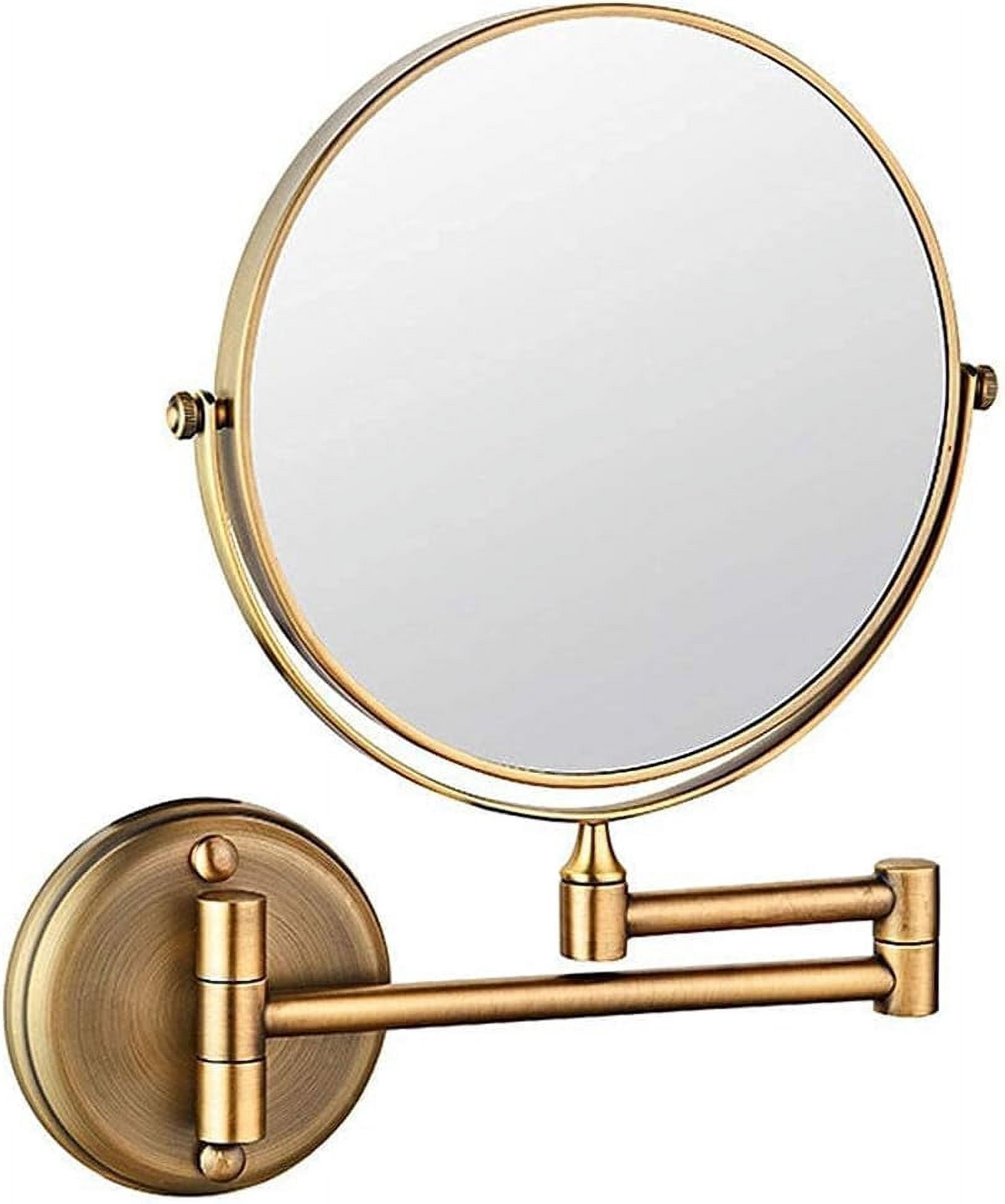 Bathroom Shaving Mirror Wall Mounted Makeup Mirror 6-inch Two-Sided ...