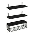 Bathroom Shelf, Wall Mounted Storage Rack for Shower Kitchen Toilet ...