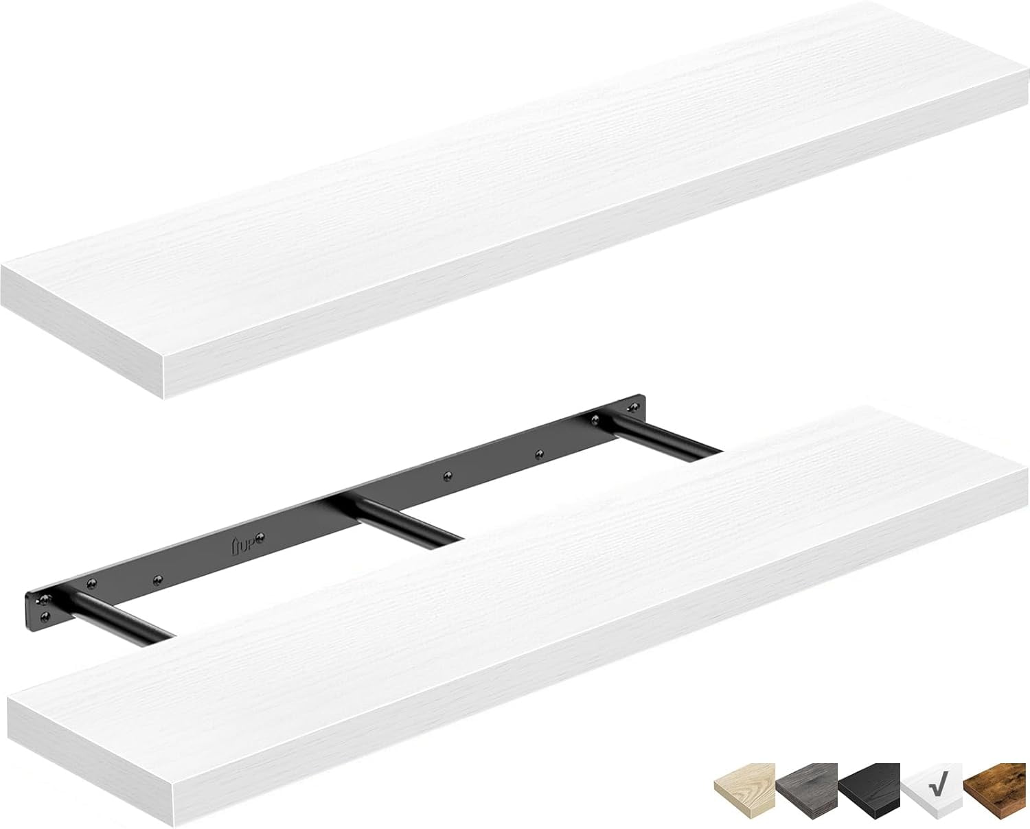 Bathroom Shelves 36 inches Long Floating Shelf for Wall 36 x 9 inch Set ...