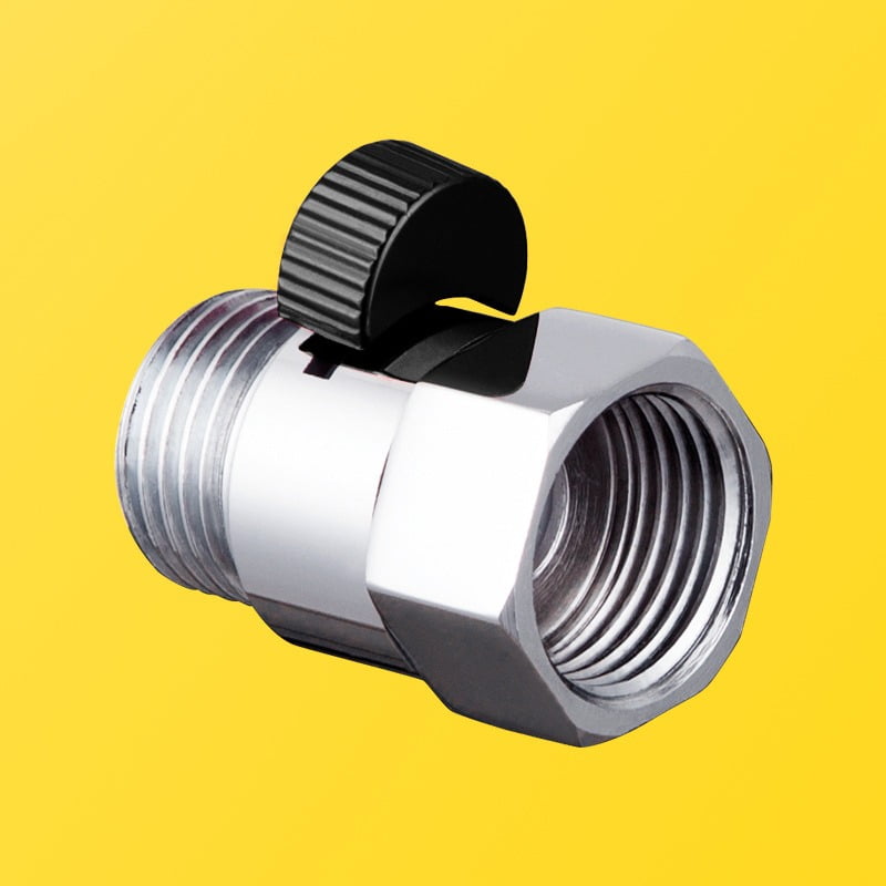 Bathroom Shower Brass Junction Water Flow Control Valve Straight ...