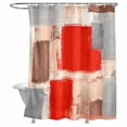 Bathroom Shower Curtain Abstract Graffiti Color Block Waterproof Shower ...