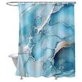 Bathroom Shower Curtain Abstract Marble Texture Seamless Waterproof ...