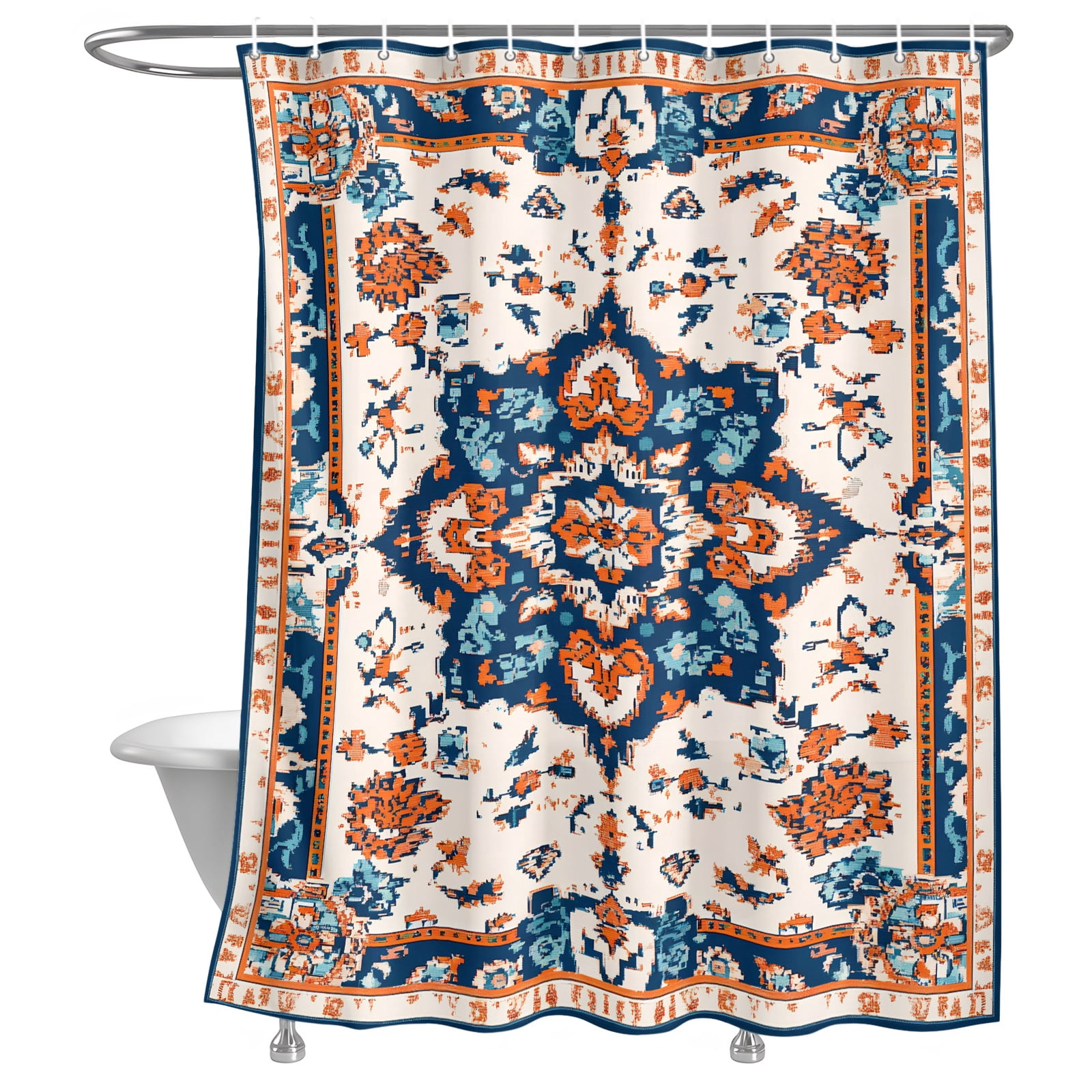 Bathroom Shower Curtain Bohemia Tribal Western Pattern Waterproof ...