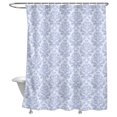Bathroom Shower Curtain Boho Leaves Brocade Vines Waterproof Shower ...
