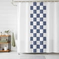 Bathroom Shower Curtain Classic Blue White Buffalo Tartan Plaid ...