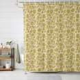 Bathroom Shower Curtain Farmhouse Yellow Wild Flower Waterproof Shower ...