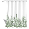 Bathroom Shower Curtain Garden Blossom Flower Sketch Waterproof Shower ...