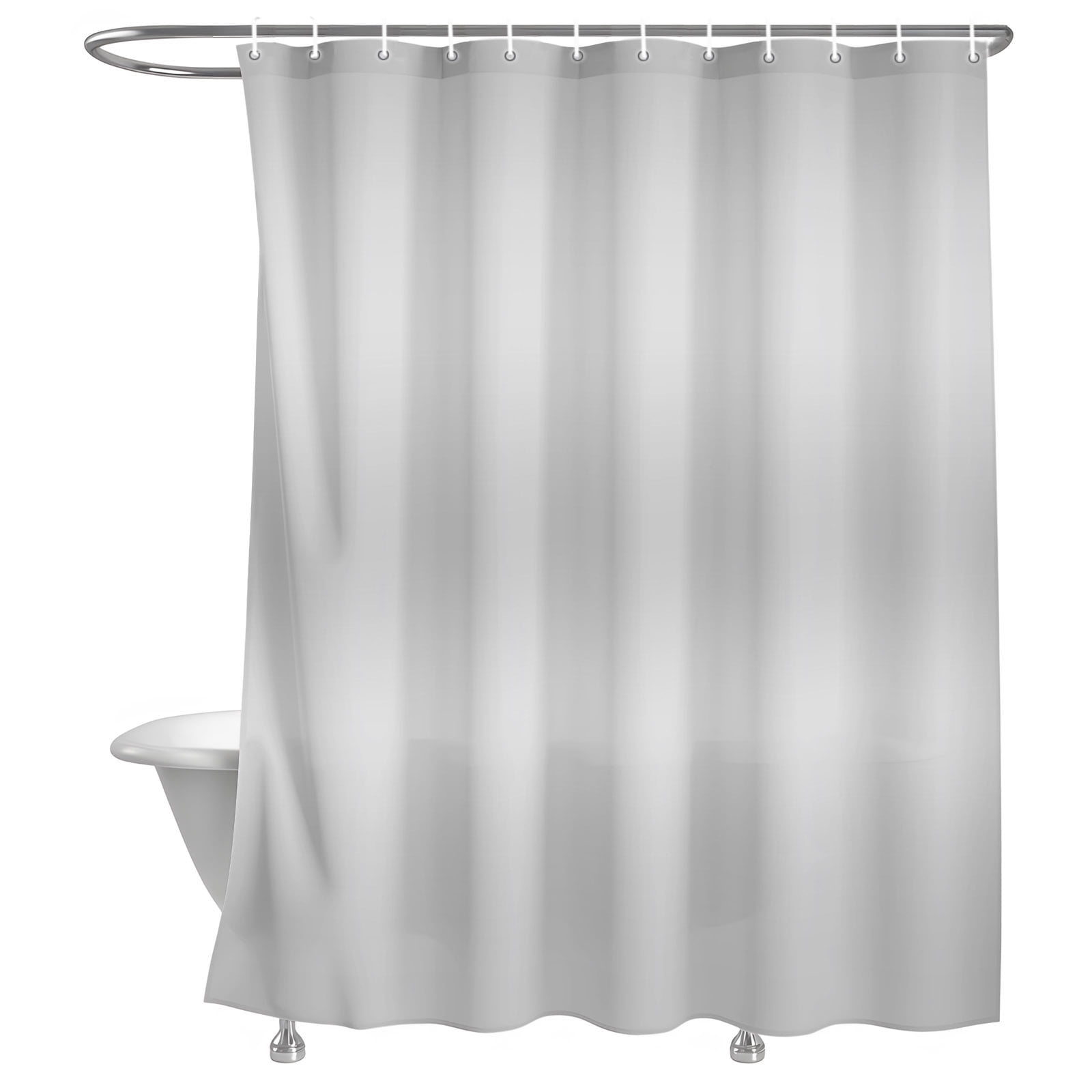 Bathroom Shower Curtain Gray Gradient Modern Minimalist Waterproof ...