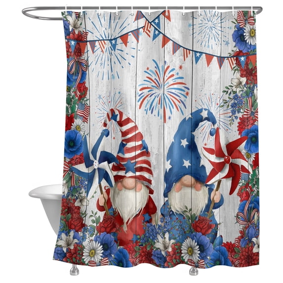 Bathroom Shower Curtain Independence Day Dwarves Waterproof Shower ...