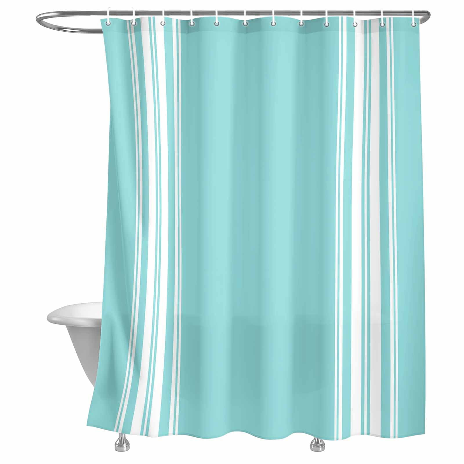Bathroom Shower Curtain Minimalist Line Art Waterproof Shower Curtains ...