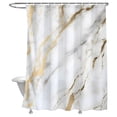 Bathroom Shower Curtain Modern Mable Texture Waterproof Shower Curtains ...