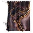 Bathroom Shower Curtain Natural Abstract Purple Marble Texture ...