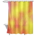 Bathroom Shower Curtain Orange Gradient Watercolor Waterproof Shower ...