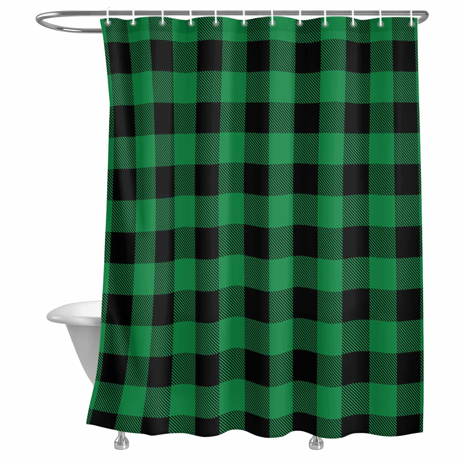 Bathroom Shower Curtain Retro Farm Rural Waterproof Shower Curtains ...