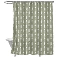 Bathroom Shower Curtain Tribal Style Arrows Feathers Waterproof Shower ...